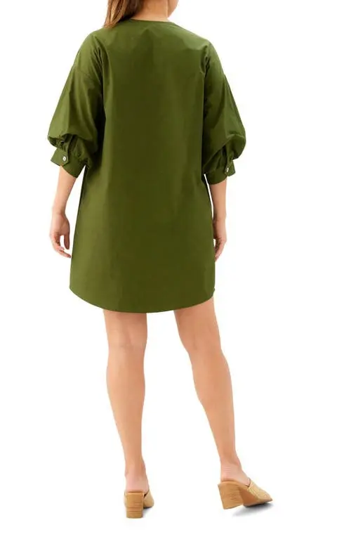Karen Kane Button-up Cotton Shirtdress