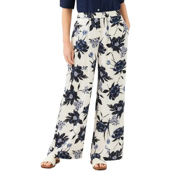 Karen Kane Floral Wide Leg Pants - Print