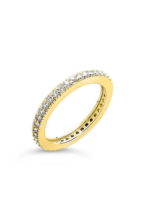 Sterling Forever 14k -plated Cubic Zirconia Band Ring - Gold