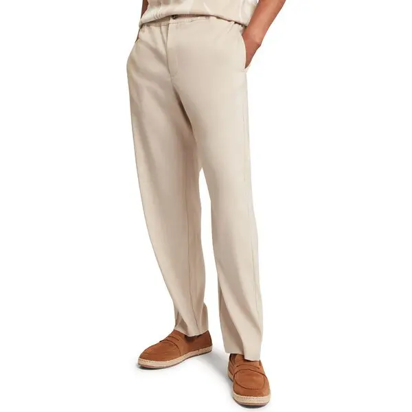 Ted Baker London Culverr Straight Leg Pants - Stone