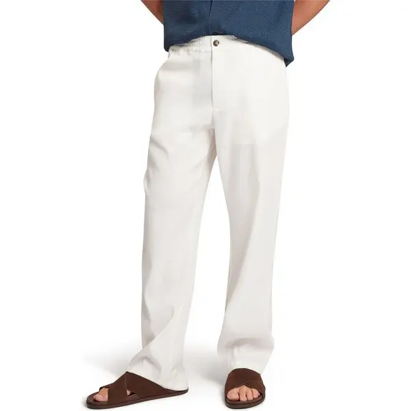 Ted Baker London Culverr Straight Leg Pants - White