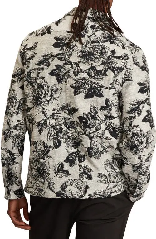 Ted Baker London Mairis Floral Jacquard Button-up Overshirt