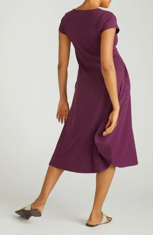Universal Standard Danna Jersey V-neck Midi Dress