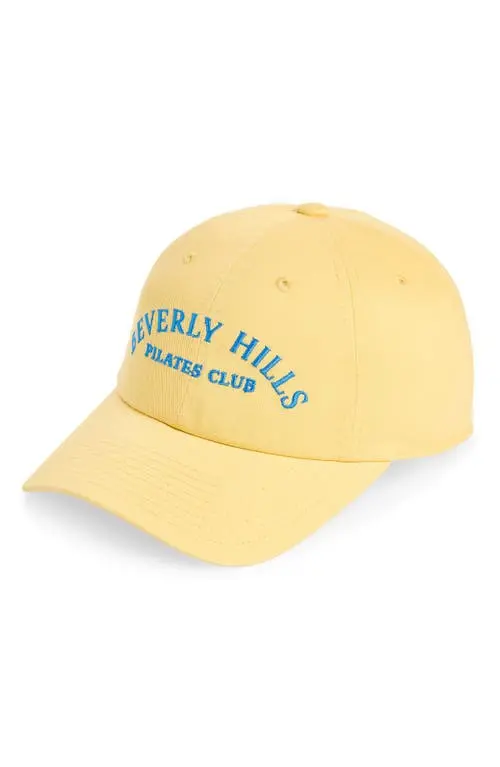 American Needle Beverly Hills Pilates Club Cotton Twill Baseball Cap - Butter