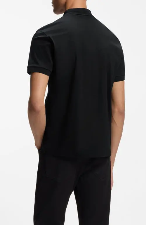 BOSS Spirit Cotton Polo - Black
