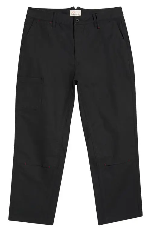 IMPERFECTS Courier Og Fit Cotton Canvas Chore Pants - Obsidian