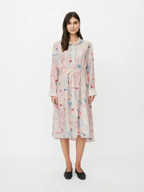 MASAI COPENHAGEN Manova Floral Print Midi Dress - Primrose