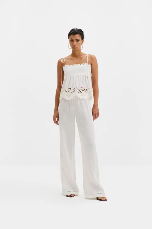 MALINA Carrie Broderie Anglaise Camisole Top