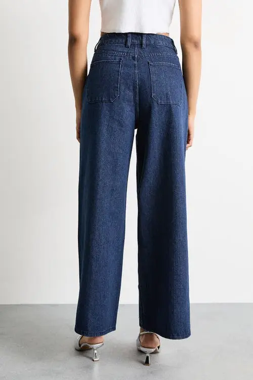WAREHOUSE Embellished Wide Leg Jeans