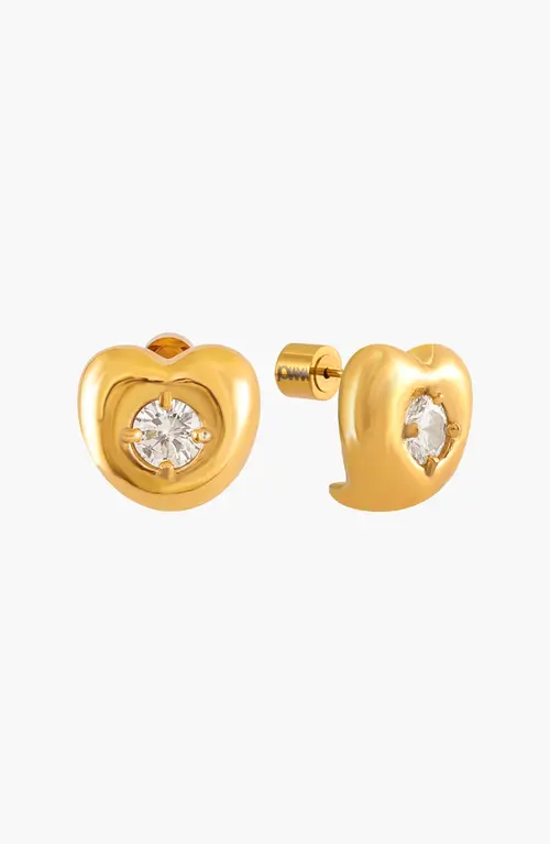 JOIANA JEWELRY Lila Bubble Hearts Earrings - Gold
