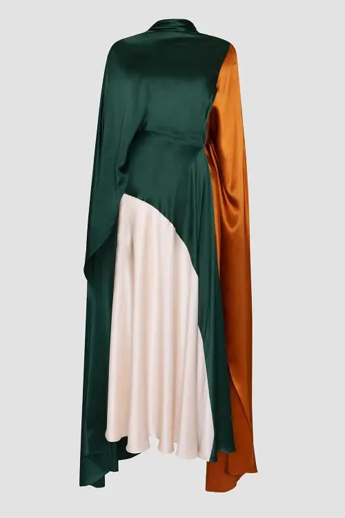 ROKSANDA Andromeda Draped Silk Maxi Dress