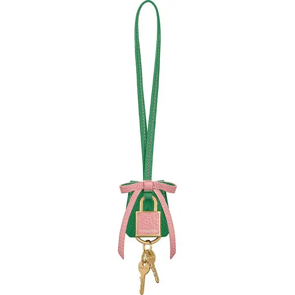 MAISON DE SABRE The Bow Padlock Charm - Emerald Lily