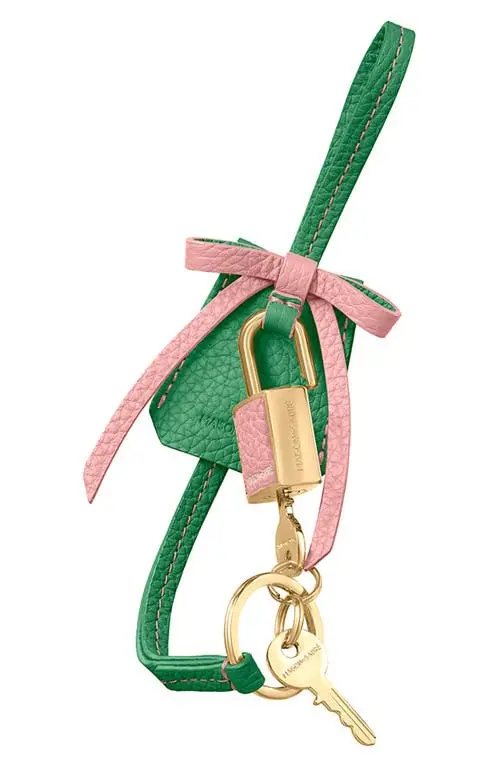 MAISON DE SABRE The Bow Padlock Charm - Emerald Lily