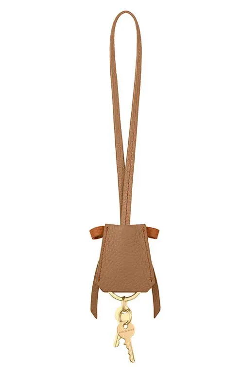 MAISON DE SABRE The Bow Padlock Charm - Sandstone Pecan