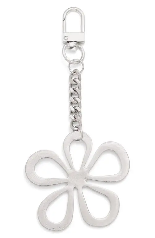 PETIT MOMENTS Daisy Keychain - Silver