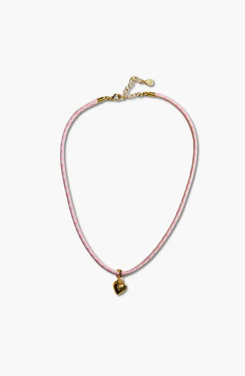 NICKEL & SUEDE Puffy Heart Charm