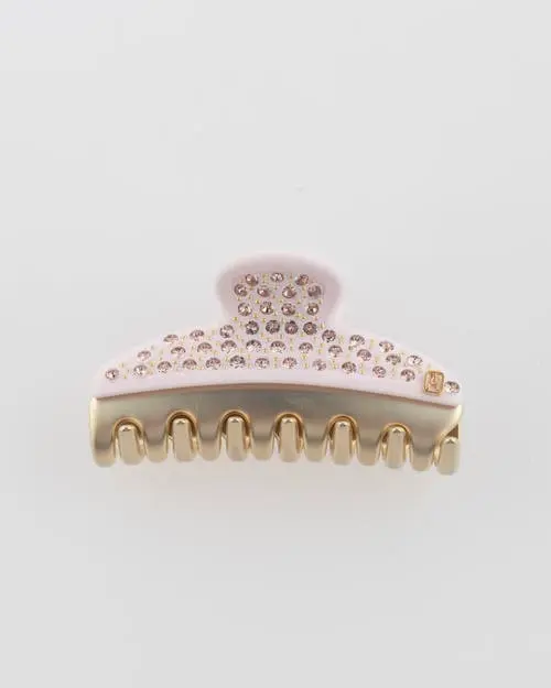 ALEANDRE DE PARIS Alexandre De Paris Vendome Hair Claw Clip With Strass