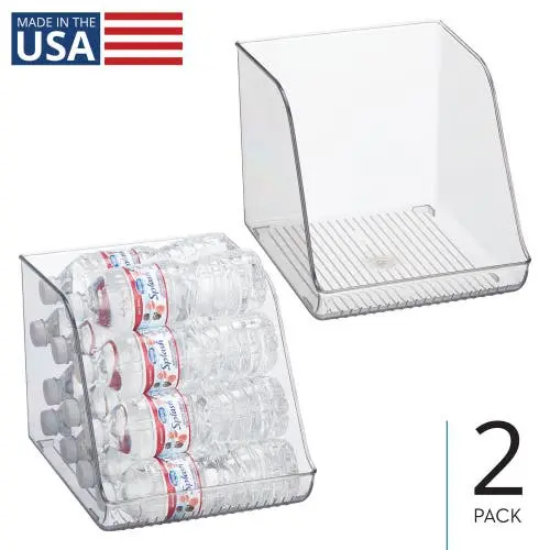 81029350 Plastic Water Bottle Organizer For Fridge & Pantry