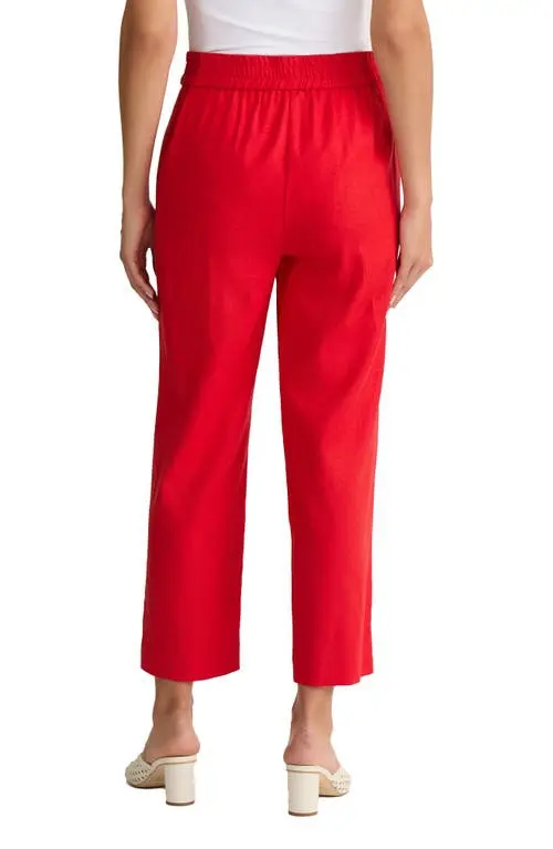 Jones New York Slash Pocket Crop Straight Leg Pants