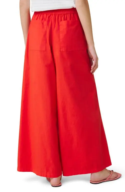 Splendid Mallory Wide Leg Poplin Pants