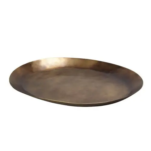 BE HOME Galina Platter - Brass