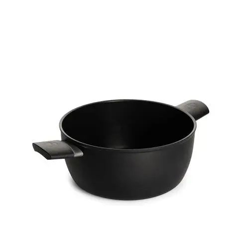 WOLL Ecolite Nonstick 3.7 Quart Stock Pot - Black