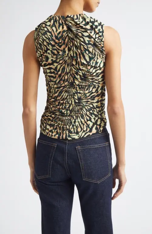 Ulla Johnson Annie Print Jersey Top