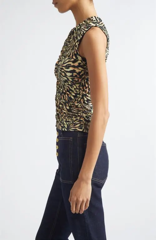 Ulla Johnson Annie Print Jersey Top