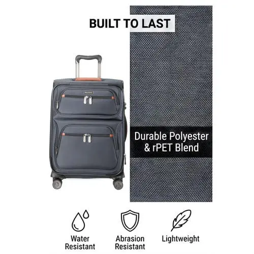 RICARDO BEVERLY HILLS Montecito 3.0 Softside Medium Check-in Suitcase - Graphite