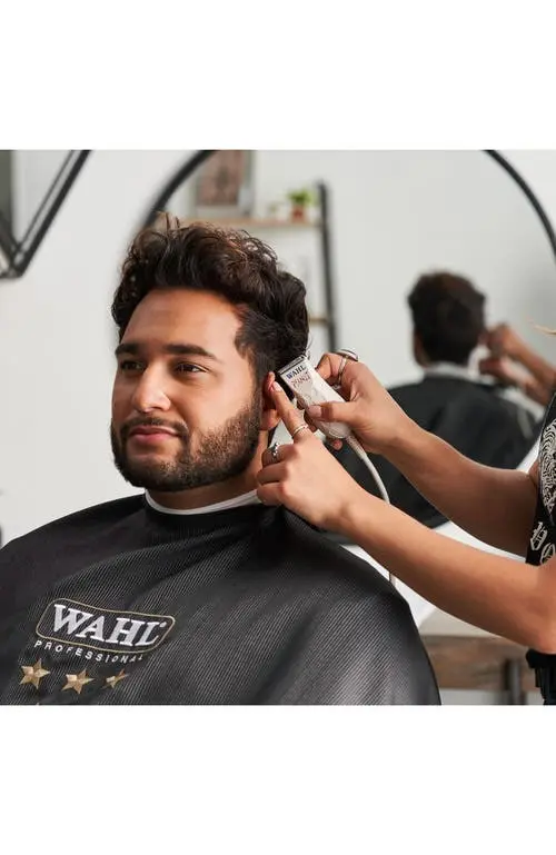 WAHL PROFESSIONAL Peanutprofessional Beard Trimmer And Hair Clipper Kitadjustable Hair Cutting Tool With 4 Guide Combs - White