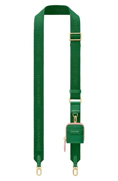 MAISON DE SABRE The Utility Strap - Emerald Lily