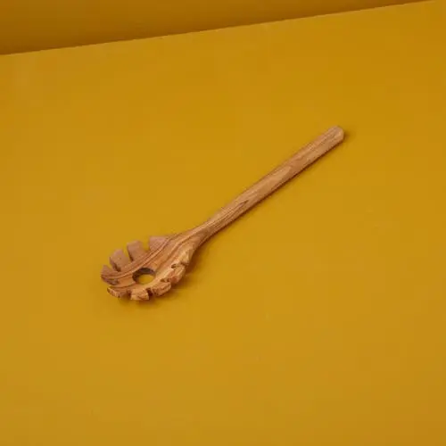 BE HOME Wood Pasta Spoon