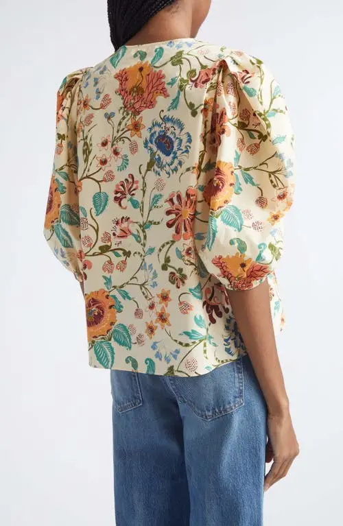 Ulla Johnson Florielle Cotton Top - Abalone