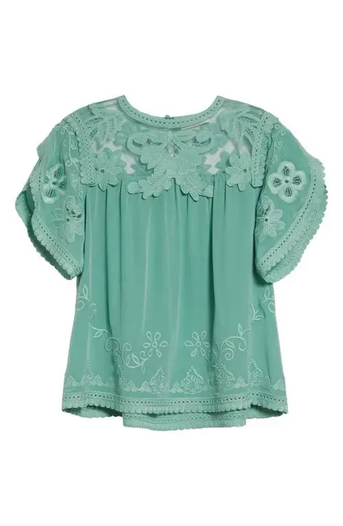Ulla Johnson Alma Illusion Silk Top