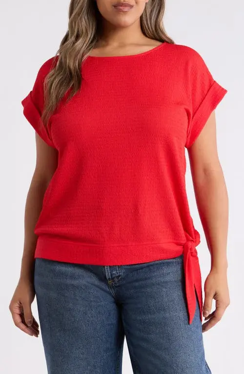 Jones New York Texture Dolman Top - Rouge