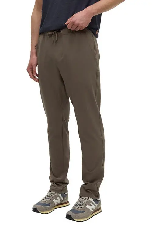 TENTREE Simcoe Pant Technical Trousers With Drawcord Waist - Timber