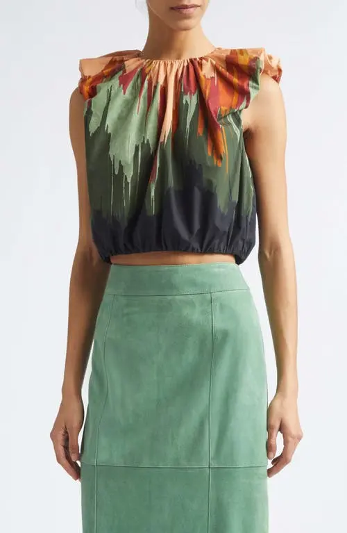 Ulla Johnson Gracie Cotton Crop Top
