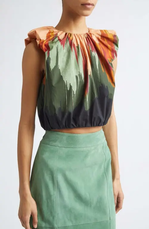 Ulla Johnson Gracie Cotton Crop Top
