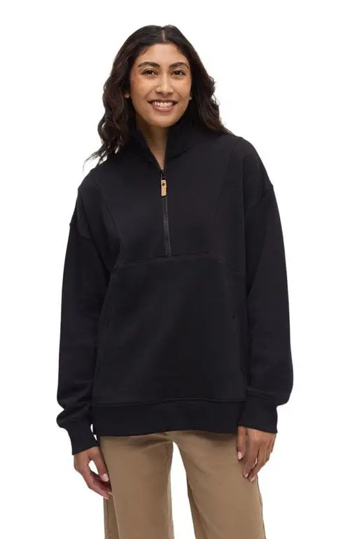 TENTREE Finlayson 1/4 Zip Pullover - Meteorite Black