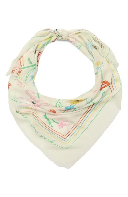 Kate Spade New York Large Joyful Garden Square Scarf - Multi