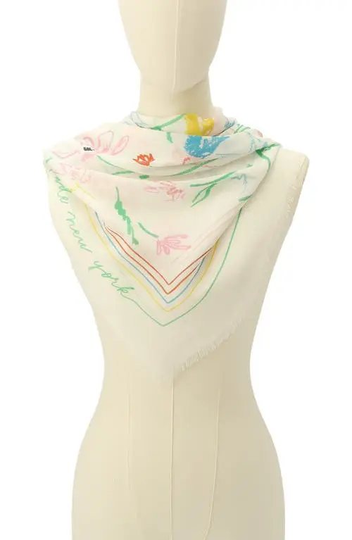 Kate Spade New York Large Joyful Garden Square Scarf