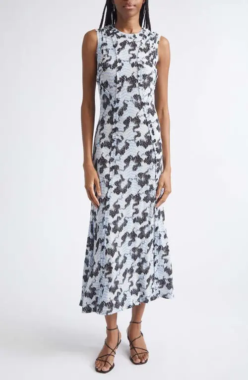Ulla Johnson Isabelle Jersey Midi Dress - Ciel