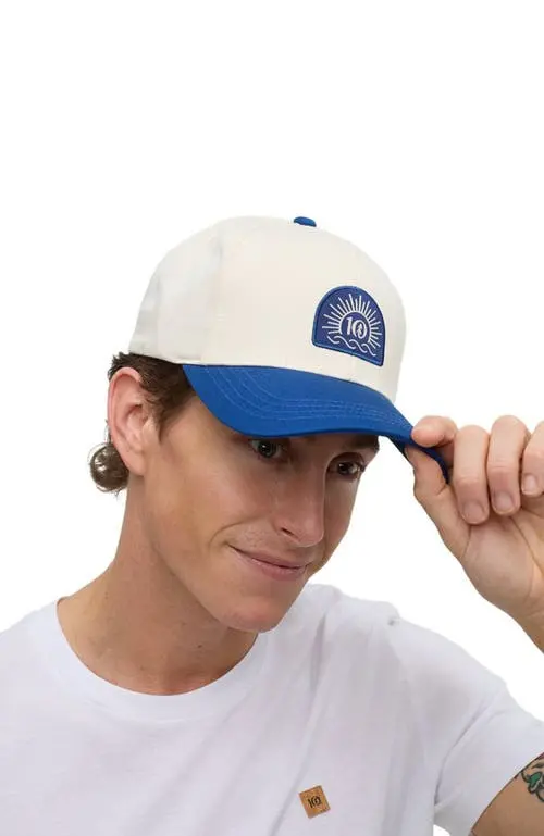 TENTREE Sunrise Logo Elevation Cap - Undyed/nightfall