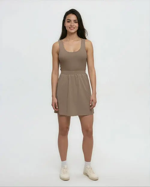 TENTREE Ashby Dress - Clay