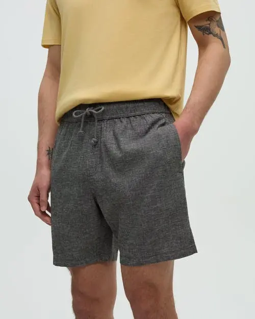 TENTREE Hemp Joshua Short - Graphite Heather