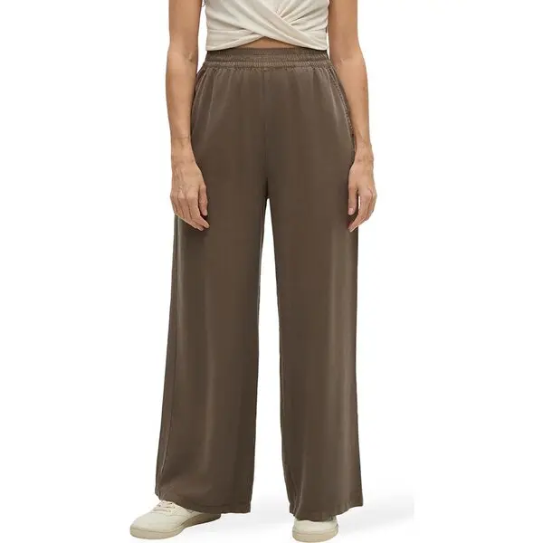 TENTREE Kaslo Wide Leg Pants - Timber