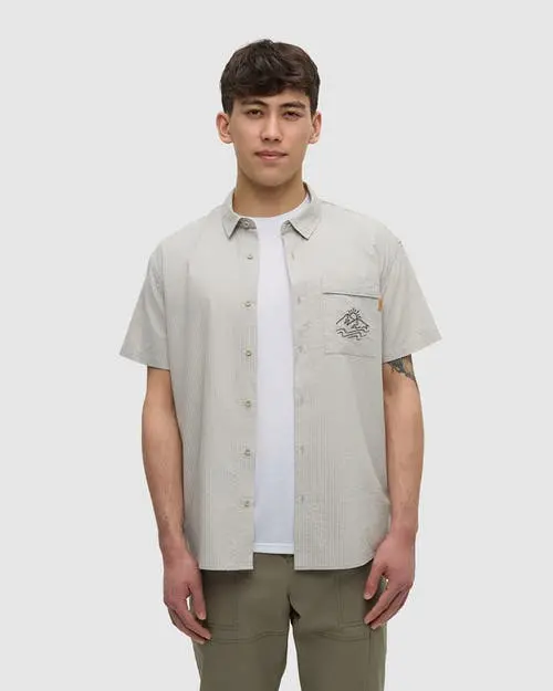 TENTREE Hopkins Shirt - Sand Stone/graphite