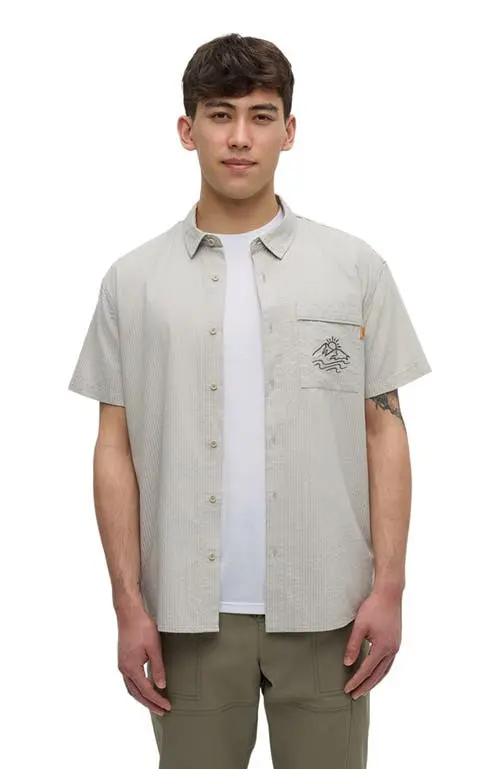 TENTREE Hopkins Shirt - Sand Stone/graphite