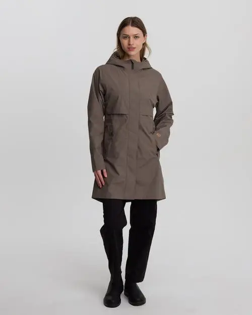 TENTREE Nimbus Long Rain Jacket - Timber