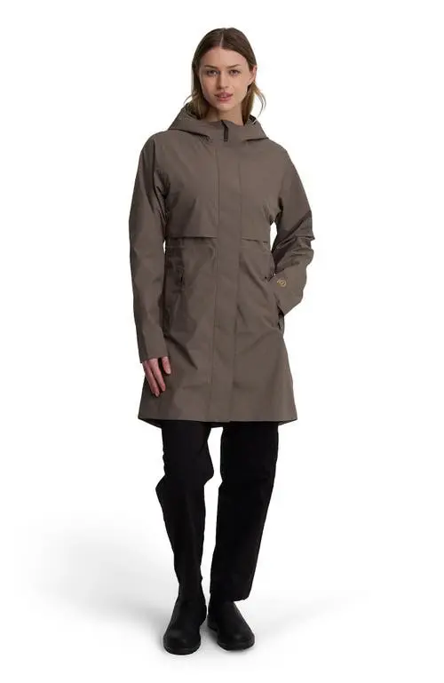 TENTREE Nimbus Long Rain Jacket - Timber